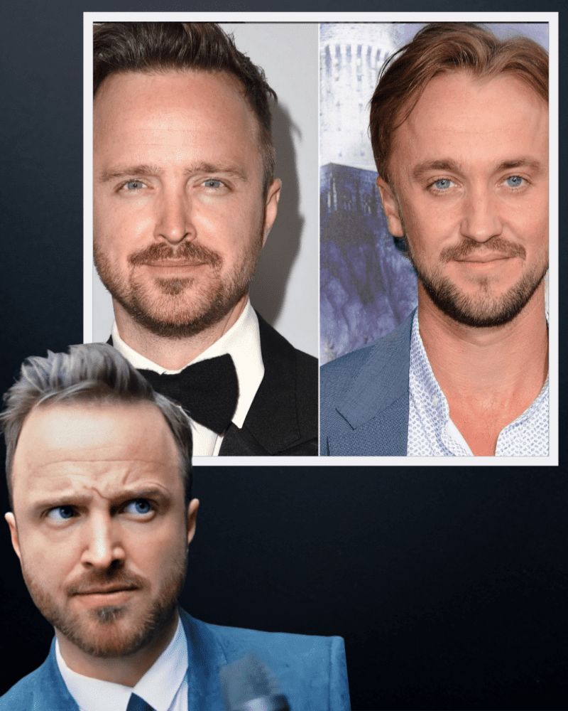 Aaron Paul and Tom Felton are not alike - aaron paul fans