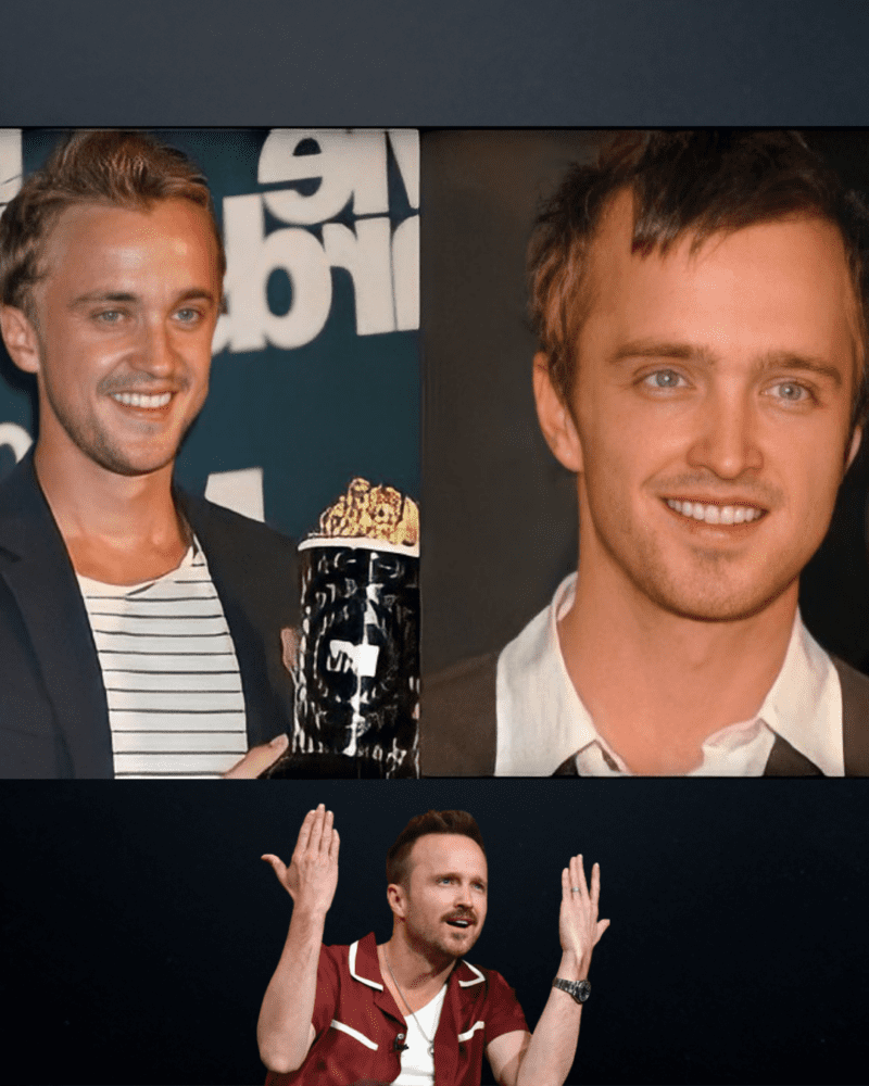Aaron Paul and Tom Felton are not alike - aaron paul fans