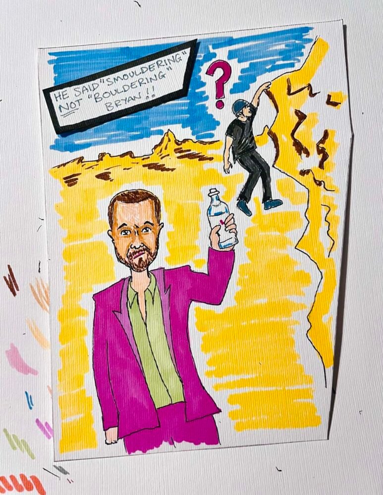 Fun time drawing inspired by an Aaron Paul quote - aaron paul fans