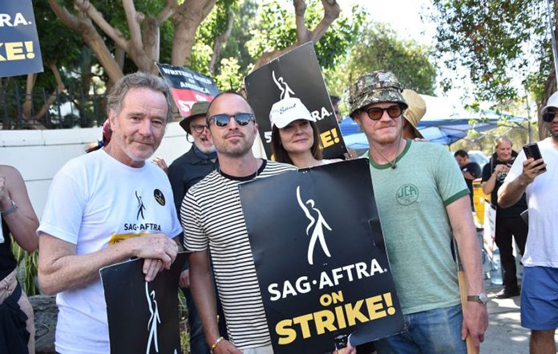 SAG-AFTRA – Striking for a better future, Aaron Paul joins the fight ...
